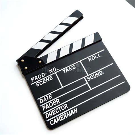 Clapperboard Stock Illustration Illustration Of White 367178188