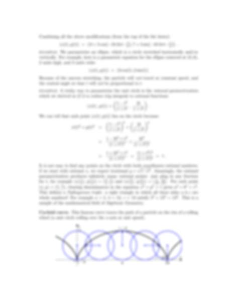 SOLUTION Parametric Curves Studypool