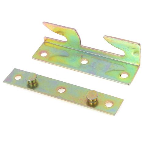 4pcs Set Brass Bed Bracket Furniture Wood Bed Rail Grandado