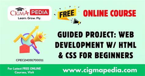 Guided Project Web Development W Html And Css For Beginners Free Edx