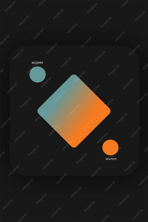 Premium Vector Vibrant Colorful Gradients Swatches Set