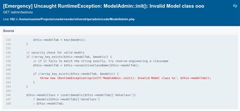 Modeladmin Doesnt Provide A Usefull Error If You Try To Access A Non