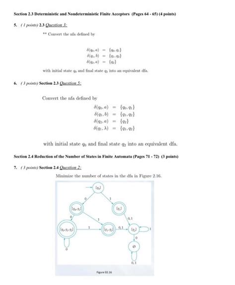 Solved Section 23 Deterministic And Nondeterministic Finite