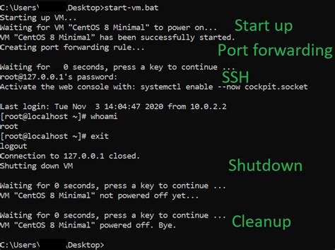 Script To Set Up Port Forwarding Startstop And Automatically Ssh Into