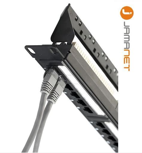 CAT6 Ethernet Shielded 8port Cores Dual IDC Patch Panel Wiring Cable Management And Patch Cord