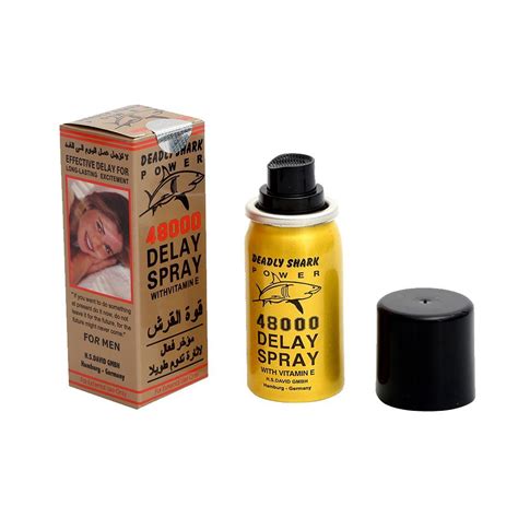 Deadly Shark 48000 Delay Spray Cream Sex Product China Delay Spray