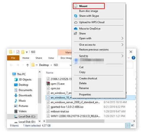 Windows ISO Mount Unmount Get This Full Guide Now MiniTool Partition Wizard