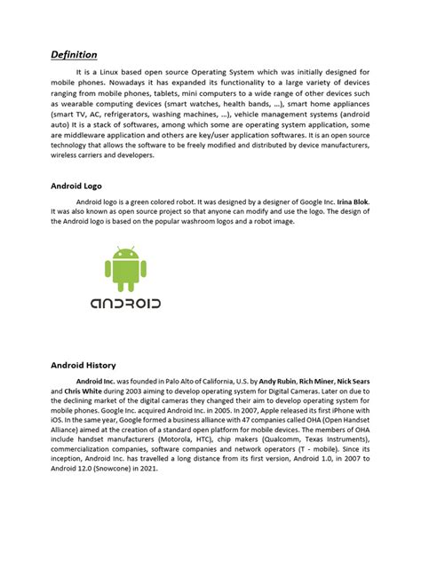 Android Notes Unit 1 Final Pdf Android Operating System Java Virtual Machine