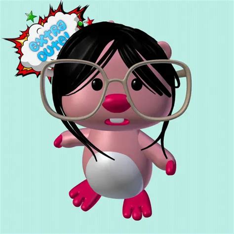 Obj File Cute Loopy Plush From The Meme With Bangs And Glasses 👓 ・3d Printing Model To Download
