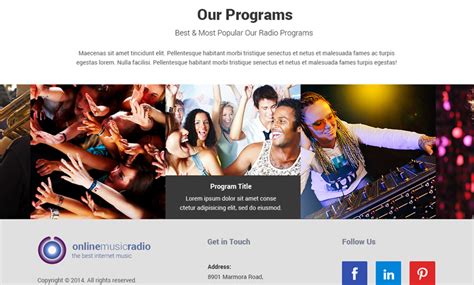 Radio Online Bootstrap Template ID From Bootstrap Template Com