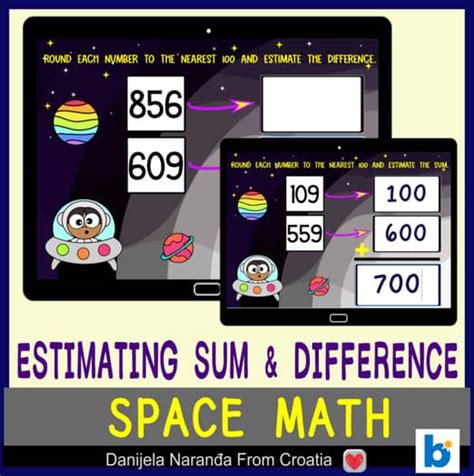 Estimating Sums And Differences 3 Digit Numbers Math Boom ™ Cards