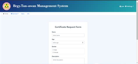 barangay management system in laravel with source code
