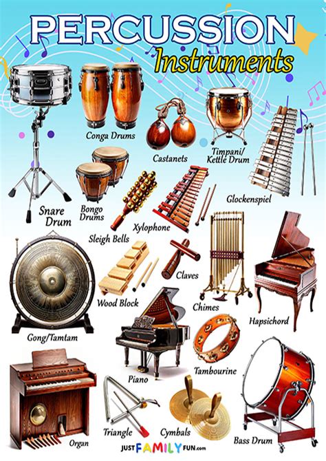Percussion Instruments String Instruments List With Pictures And Names - Infoupdate.org