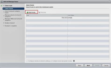 Vsphere Distributed Switch Part 5 Adding Esxi Host To Distributed Switch