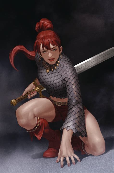 Immortal Red Sonja 7 30 Copy Yoon Virgin Cover Fresh Comics