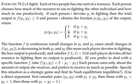 Solved If Yi Y EXERCISE 78 2 A Fight Each Of Two Chegg Com