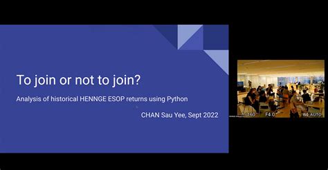 98th Monthly Technical Session Topics Covered To Join Or Not To Join