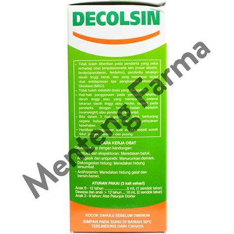 Decolsin Syrup Apotek