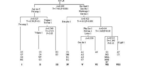 Results Of The Twinspan Analysis And Multiresponse Permutation