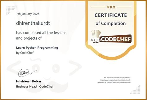 Codechef Python Datastructures Algorithms Html Css Codingstreak Dhiren Thakur Dt