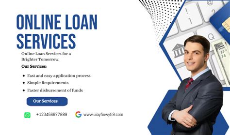 Online Loan Services Template Postermywall