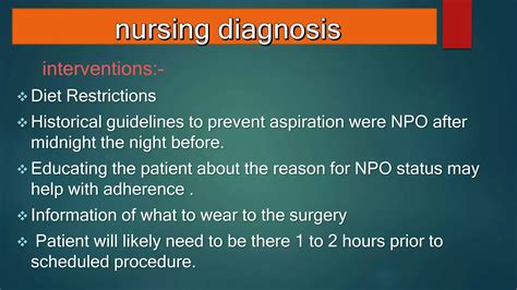 Preoperative Nursing Care Pptx