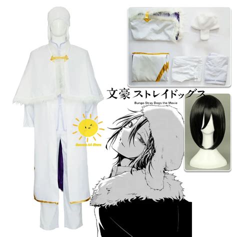 Anime Fyodor Dostoevsky Cosplay Bungo Stray Dogs Cosplay Costume Wig