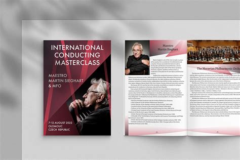 Brochure For Conducting Master Classes On Behance