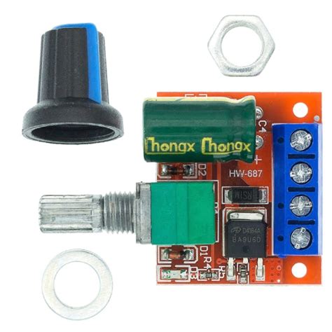Mini DC Motor PWM Speed Controller LED Dimmer Compact Versatile Imakerstore