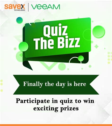 savex technologies pvt ltd on linkedin veeamquizthebizz quizthebizz