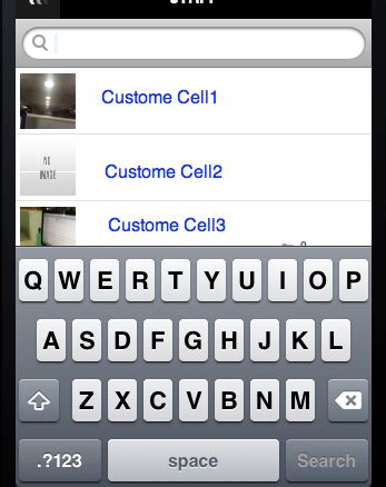Iphone Enable Search Button When Searching String Is Empty In Default Search Bar Stack Overflow