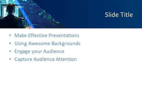 Programmer Template X Free PowerPoint Templates