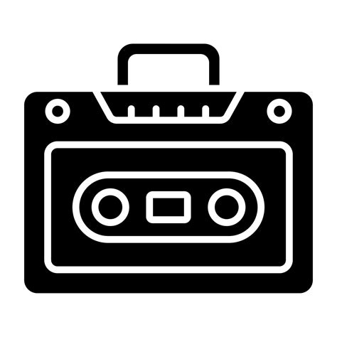 Cassette Player Icon Style 21192018 Vector Art At Vecteezy