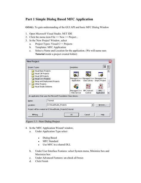 Pdf Simple Dialog Based Mfc Application Dokumentips