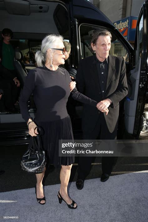 Susan Bay And Husband Leonard Nimoy Arrive At The La Premiere Of
