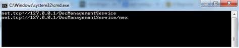 C Cannot Obtain Metadata From Nettcp127001servicename Stack
