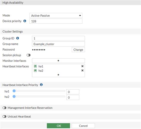 Ha Active Passive Cluster Setup Fortigate Fortios 7 2 8 Fortinet Document Library