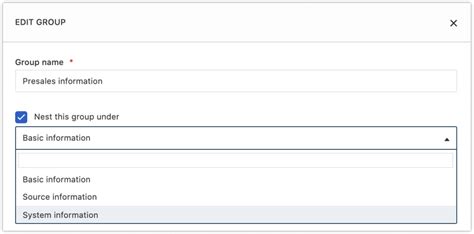 How To Edit And Delete Groups Sub Groups For Contacts Accounts Deals And Custom Modules