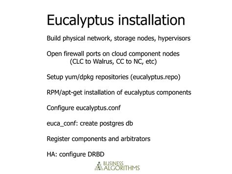Cloudstack Vs Openstack Vs Eucalyptus Iaas Private Cloud Brief