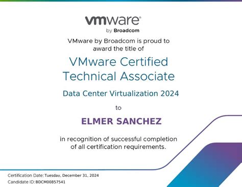 Virtualization Cloudcomputing Vmware Vcta Broadcom Elmer Sanchez
