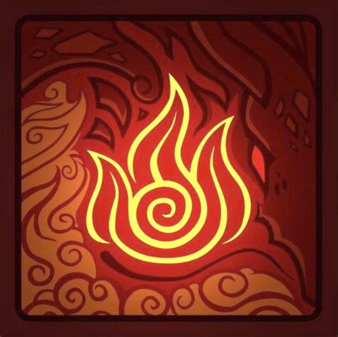Fire Nation Emblem Avatar Firebender Symbol Avatar Fire Symbol Fire