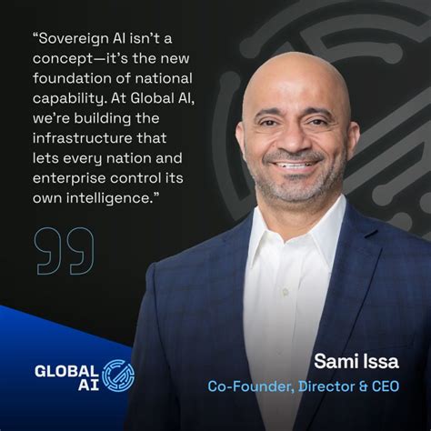 Sami Issa Co Founder Ceo Of Global Ai With Ai Cloud Semiconductor