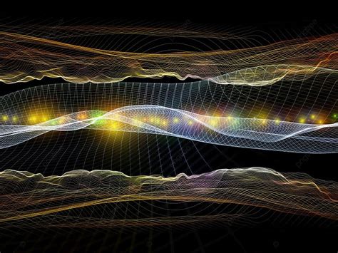 진동 광학 흐름 시리즈 추상 배경의 섬유는 기술을 주제로 검은색 배경에 격리된 색상 선과 조명으로 만들어졌습니다 사진 및 무료