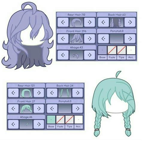 Gacha Life Hairstyles Ideas Fade Haircut Styles
