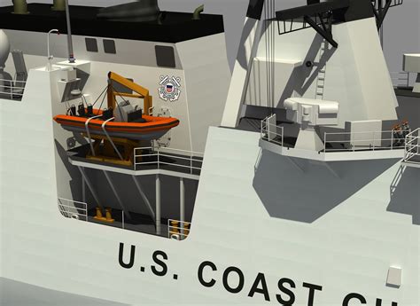 Uscgc Bertholf Legend Class Cutter Us Coast Guard 3d Model 290 Max Obj Gltf Usdz Free3d