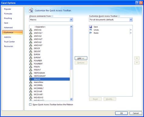 assign a macro to a toolbar macro macro activex add in microsoft