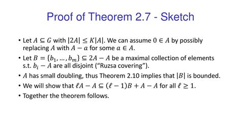 additive combinatorics and its applications in theoretical cs ppt