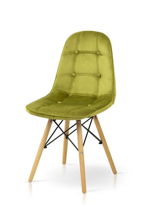 Стілець джастін велюр оливковий — цена 1520 грн в каталоге Стулья