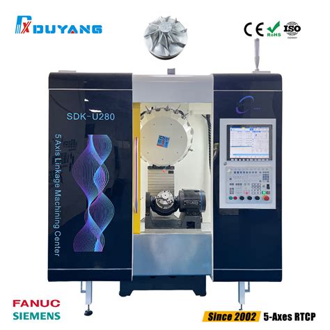 Fanuc Cnc Five 5 Axes Rtcp Vertical Machining Centerlathemilling