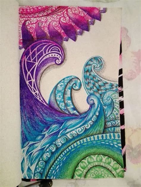 Mandala Waves Art